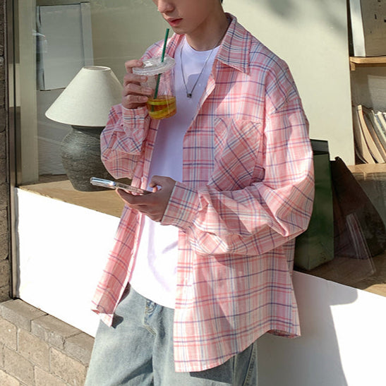 スプリングカラーチェックシャツ（2COLOR）CT1117 – CLASS