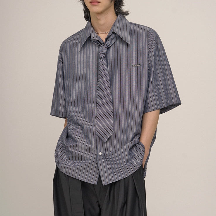 ストライプユニフォームシャツ（2COLOR）CT1131 – CLASS