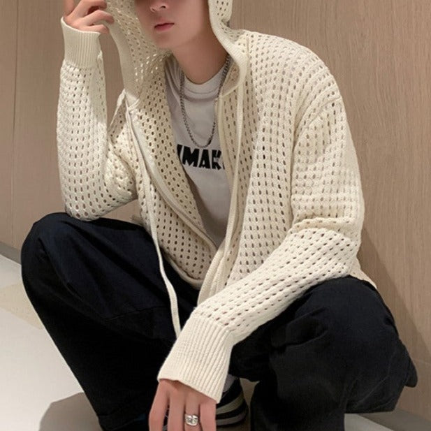 メッシュニットジッパーパーカー（2COLOR）CT1040 – CLASS