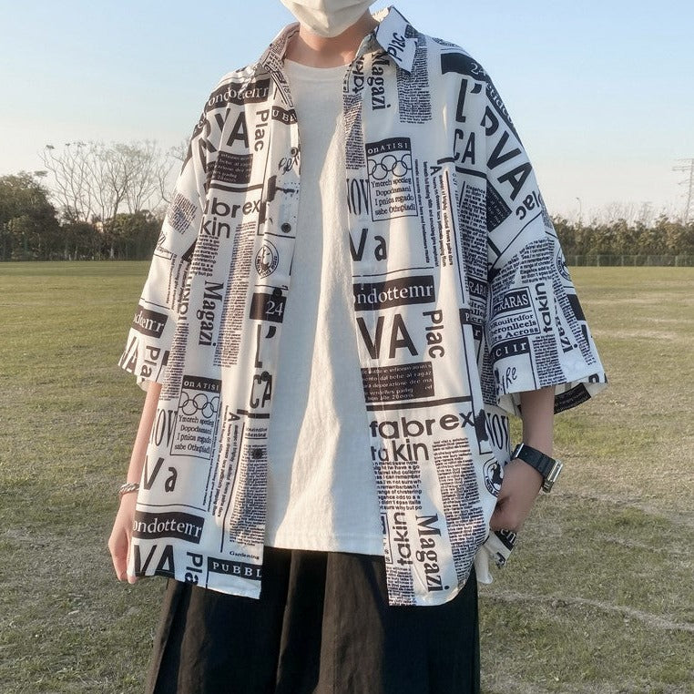 英字プリントシャツ（2COLOR）CT1006 – CLASS