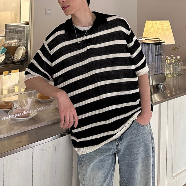 ベーシックボーダーポロニットCT1082 – CLASS