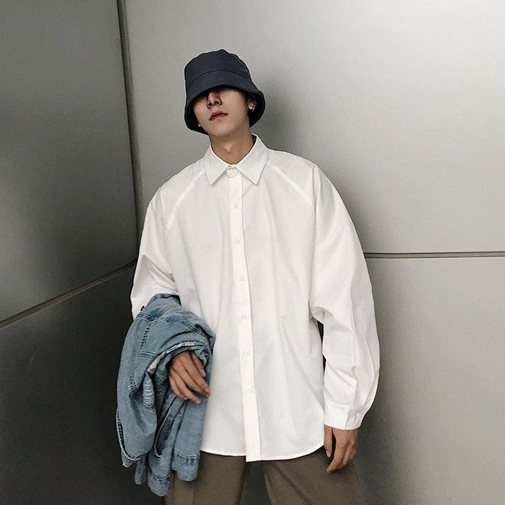シンプルオーバーサイズシャツ（2COLOR）CT1010 – CLASS